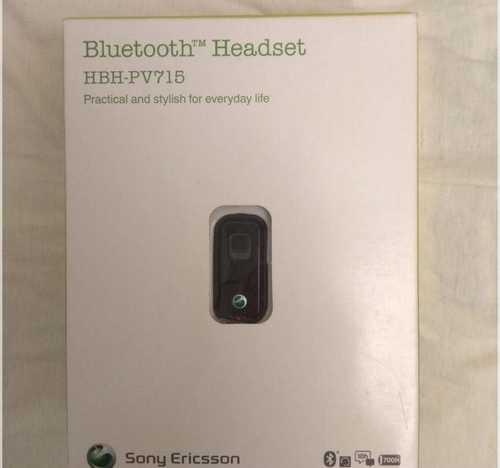 Bluetooth-гарнитура Sony Ericsson HBH-PV715