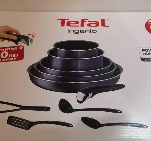 Набор сковородок и ковшей Tefal ingenio с ручкой