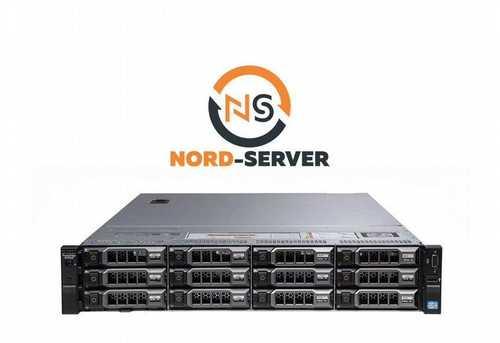 Сервер dell R720xd 12LFF+2SFF 2x E5-2680 96GB