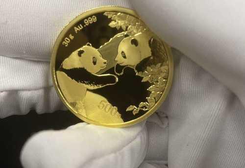 Монета "Панда 2023- 2024" 30 г. ч. золота