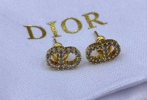 Серьги Christian Dior Золото