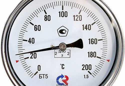 Термометр осевой Росма бт-51.211 до 160С L100мм G1