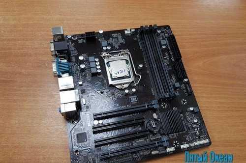 Материнская плата gigabyte LGA 1151, Pentium G4560