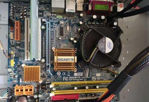 Мат. плата lga775, gigabyte ga-945gcmx-s2