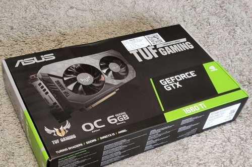 Видеокарта asus GTX 1660Ti TUF gaming OC, новая