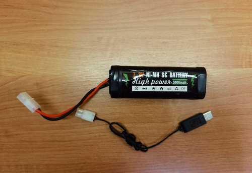 Аккумулятор ni mh 7.2v 5000mAh