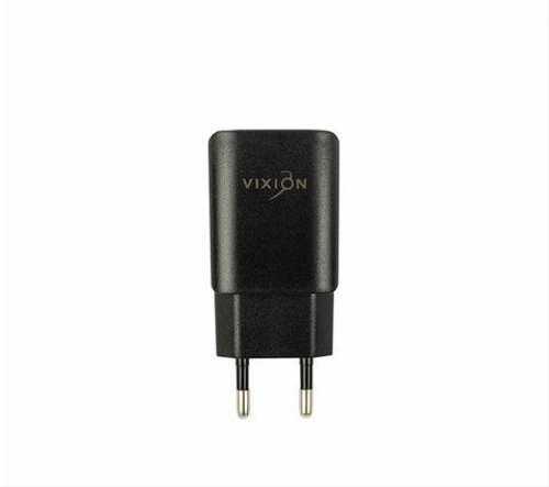 Блок питания vixion L2m 2xUSB 1.2A+microUSB черный