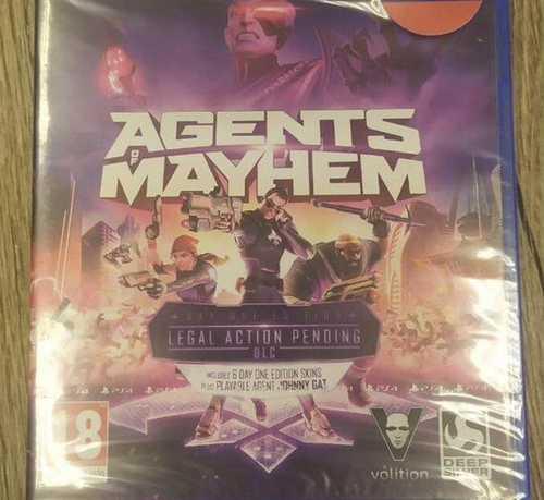 Agents OF mayhem - издание первого дня PS4, русс