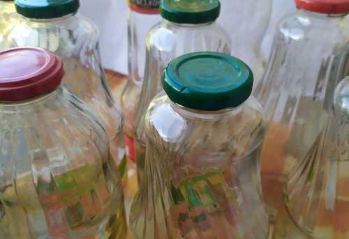 Бутылки стеклянные литровые под сок