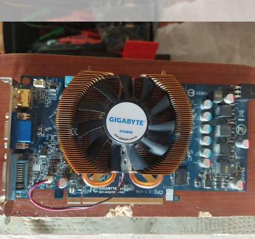 Видеокарта gigabyte GV-N98TOC-1GB