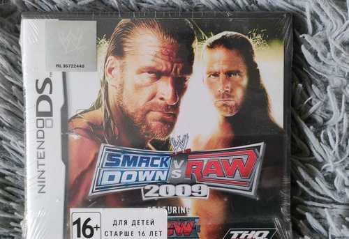 Smack Down vs Raw 2009 Nintendo DS Новая