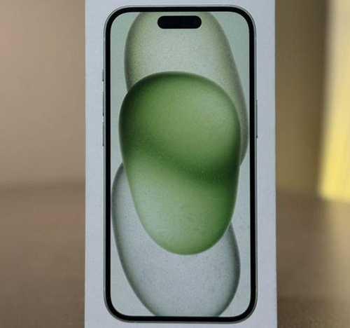 Новый iPhone 15 128 Green sim+esim