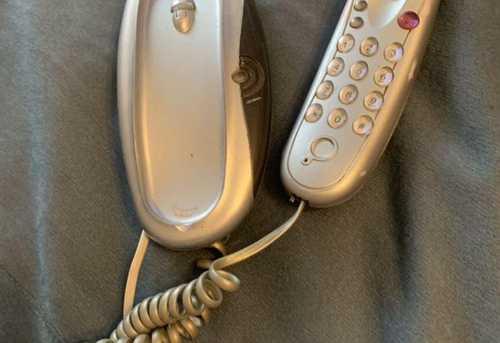 Телефон стационарный длинный шнур рабочий