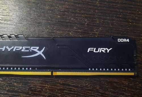 Оперативная пямять Kingston Hyperx fury black