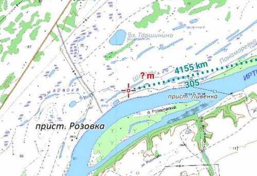 Топографическая карта Омской обл., в телефон