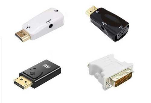 Переходники и шнуры для монитора, hdmi, DVI, dis-t