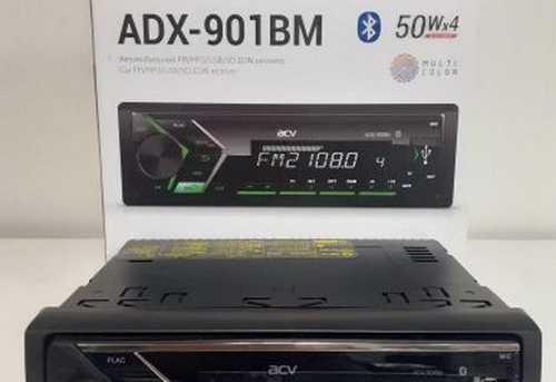 Автомагнитола ACV ADX-901BM 1DIN/bluetooth/USB/AUX