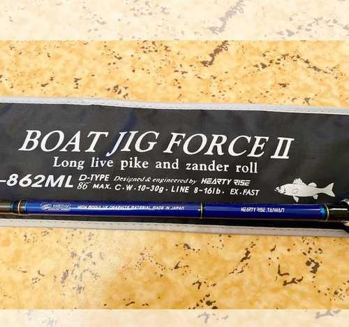 Спиннинг hearty rise boat jig force II SD-862ml