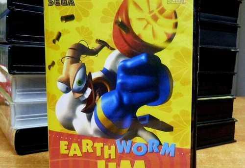 Картридж 16-бит Earthworm Jim