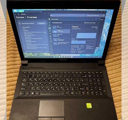 Ноутбук lenovo b590