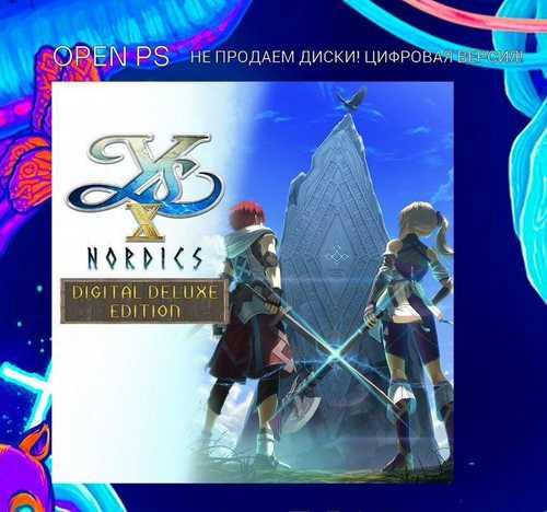 Ys X: Nordics - Digital Deluxe Edition PS5 и PS4