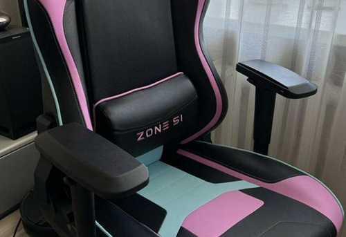 Игровое кресло Zone 51 Cyberpunk Fuchsi Cyan