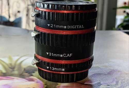 Макро кольца canon