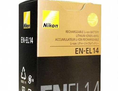 Аккумулятор Nikon EN-EL14 новый в упаковке