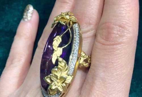 Золотое кольцо с бриллиантами каррера и каррера Ca