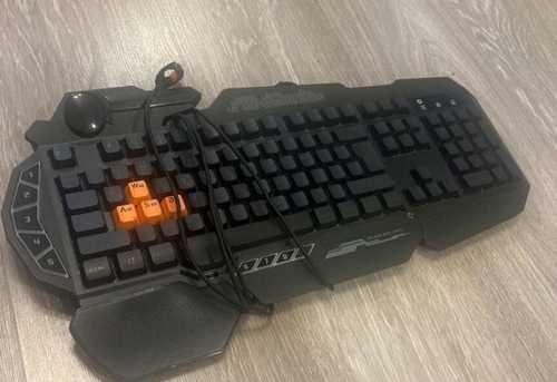 Игровая клавиатура Bloody b314 и мышь Oklick 805