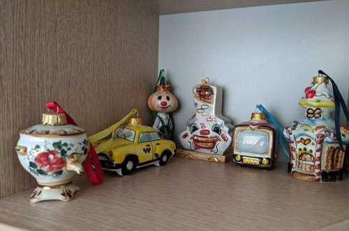 Ёлочные игрушки фарфор Лефортово