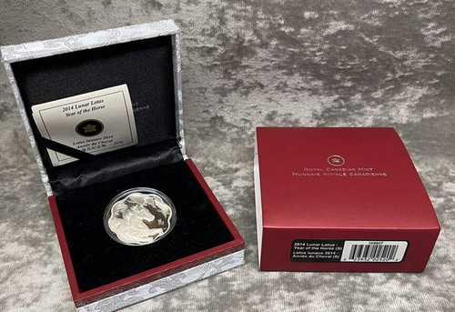 Монета Королевского монетного двора Канады серебро