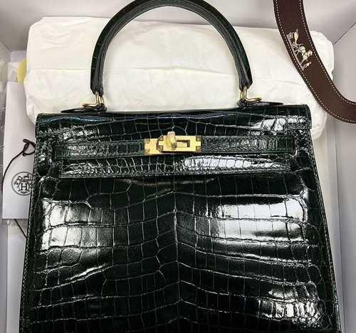 Сумка Hermes Kelly 25 Smooth Niloticus