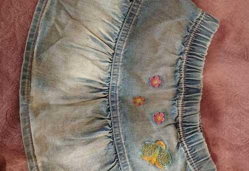 Джинсовая юбка gloria jeans р. 98