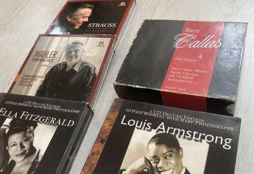 Cd диски музыка Maria Callas, Armstrong и др