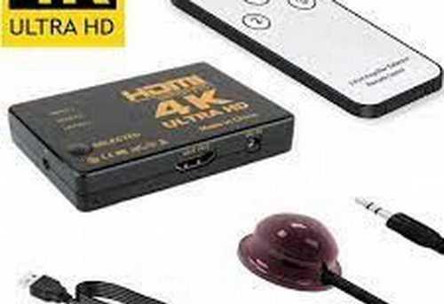 Hdmi switch 3 в 1 с управлением 4K*2K