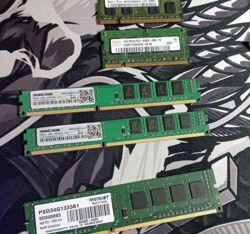 Оперативная память DDR3-DDR2