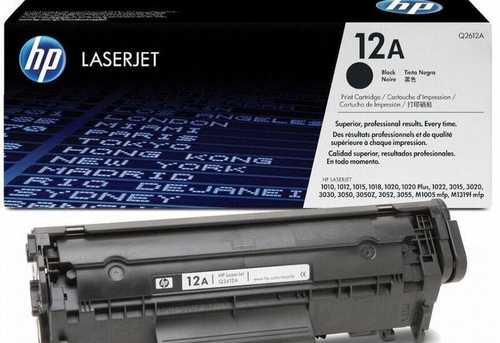 Картридж лазерный HP 12A (Q2612A) черный