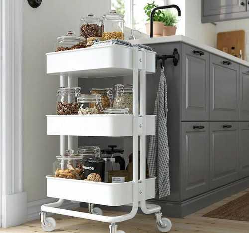 Тележка на колесах IKEA raskog, бесплатная доставк