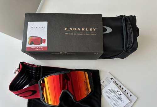 Горнолыжная маска Oakley Line Miner L Redline