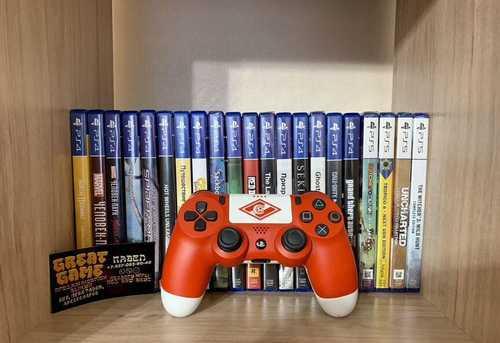 Геймпад DualShock 4 Спартак Playstation 4/Rainbo