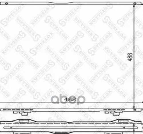 Радиатор системы охлаждения с AC АКПП MB W124
