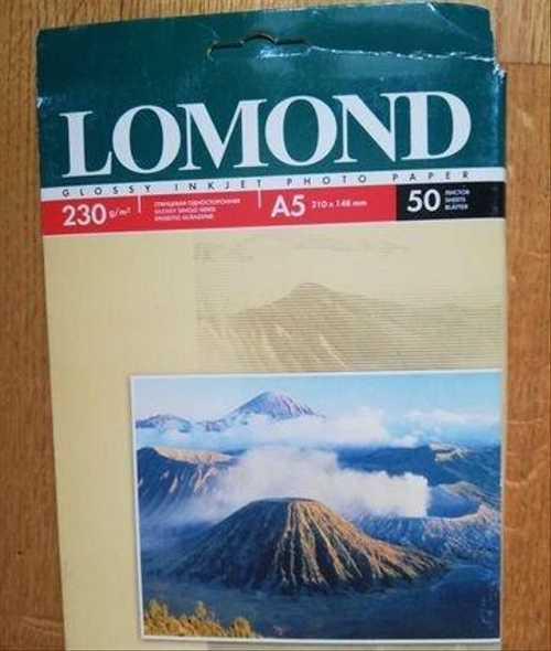 Фотобумага Lomond А5 50 листов глянцевая