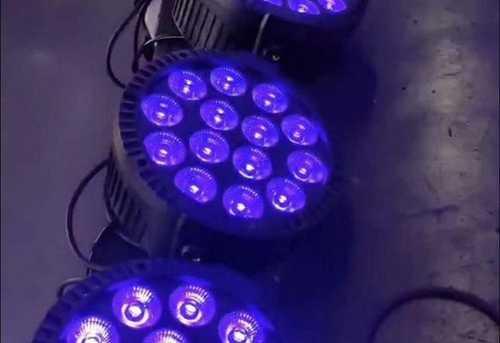 LED PAR 14x12 с пультом ду светодиодный прожектор