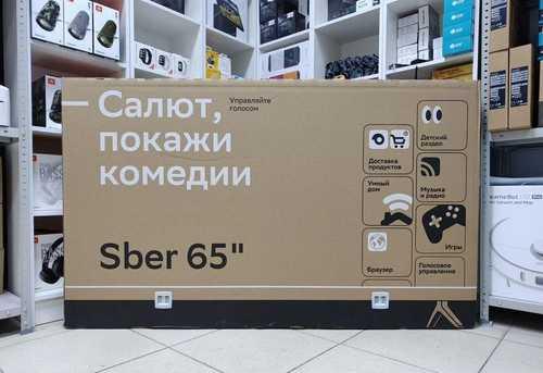 Телевизор Sber 65" SDX-65U4124B UHD 4K / Новый