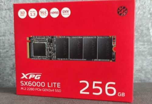 SSD adata XPG SX6000 Lite 256 гб