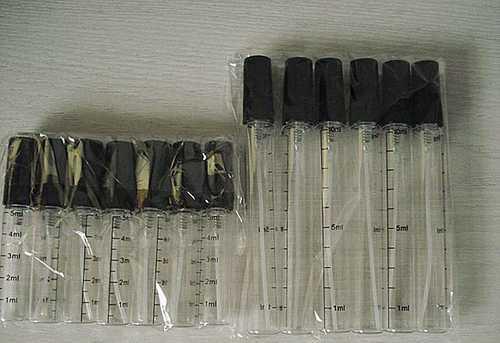 Флаконы для парфюмерии 5,10 мл (атомайзеры)
