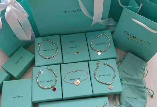 Tiffany браслет Оригинал Новый 17см 17,5см