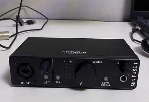 Внешняя звуковая карта Arturia MiniFuse 1 Black