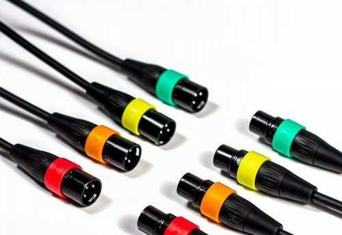 Набор из четырех микрофонных кабелей Zoom XLR-4C/C